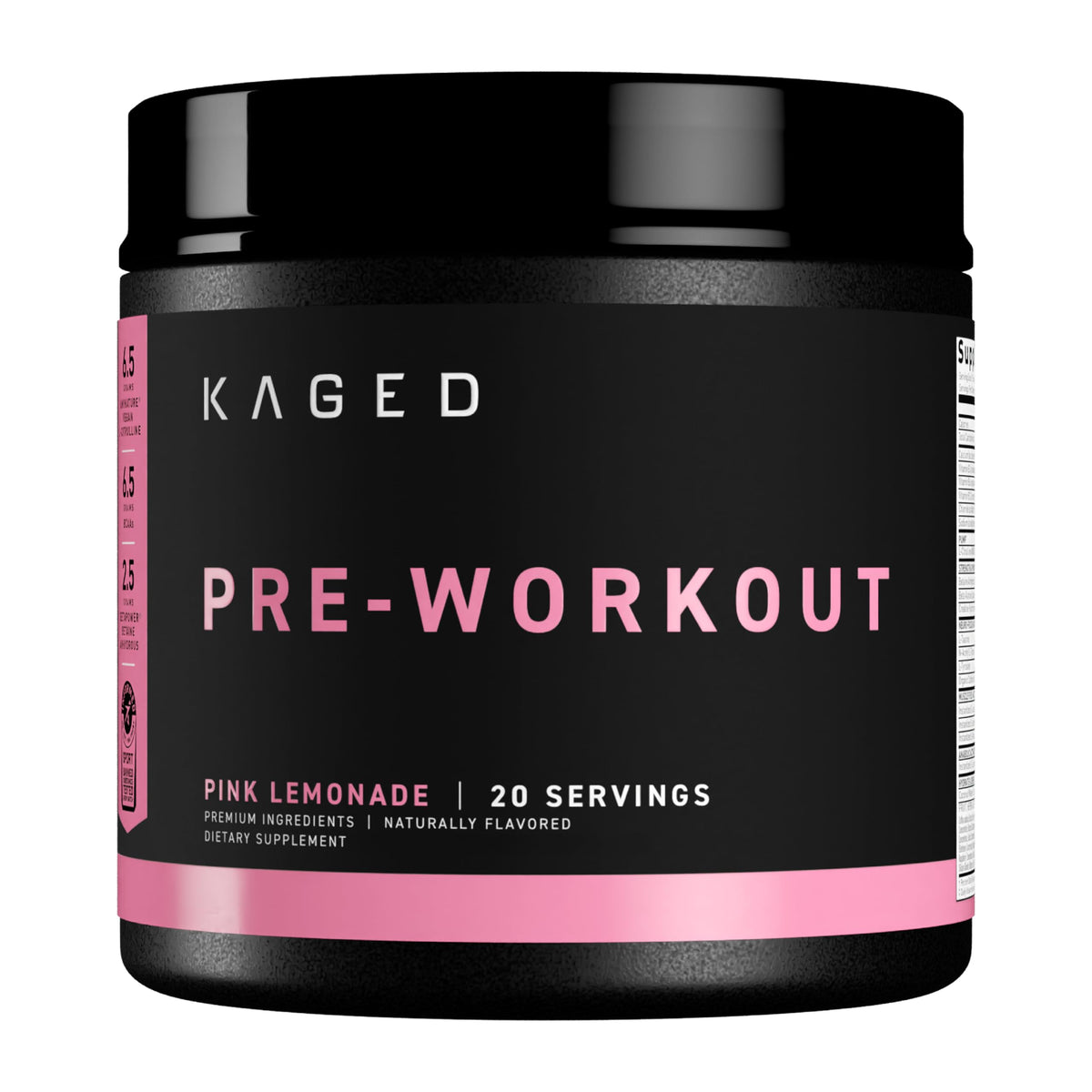 Kaged Pre-Kaged Pink Lemonade Pre-Workout Powder - 20 Servings – Herbiflix