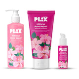 PLIX Hibiscus Bond Repair 10-in-1 Hair System - Serum, Shampoo & Condi ...